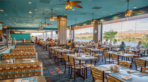 dining, riverside resort, six restaurants, from Gourmet to buffet,